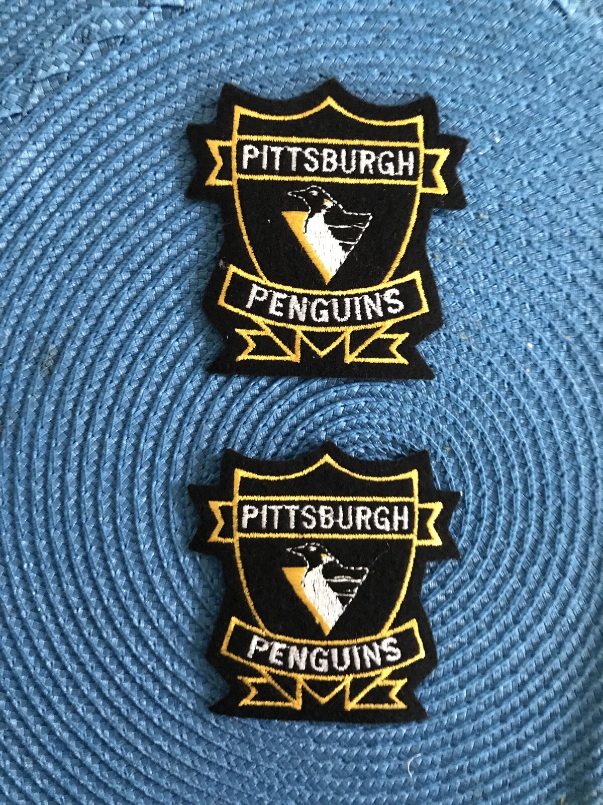 Pittsburgh Penguins~Embroidered Iron On PATCH Lot Of Two NHL | eBay
