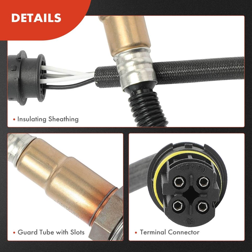 2x Oxygen Sensor for BMW 550i 650i 750i 750Li X6 06-14 Downstream Left ...