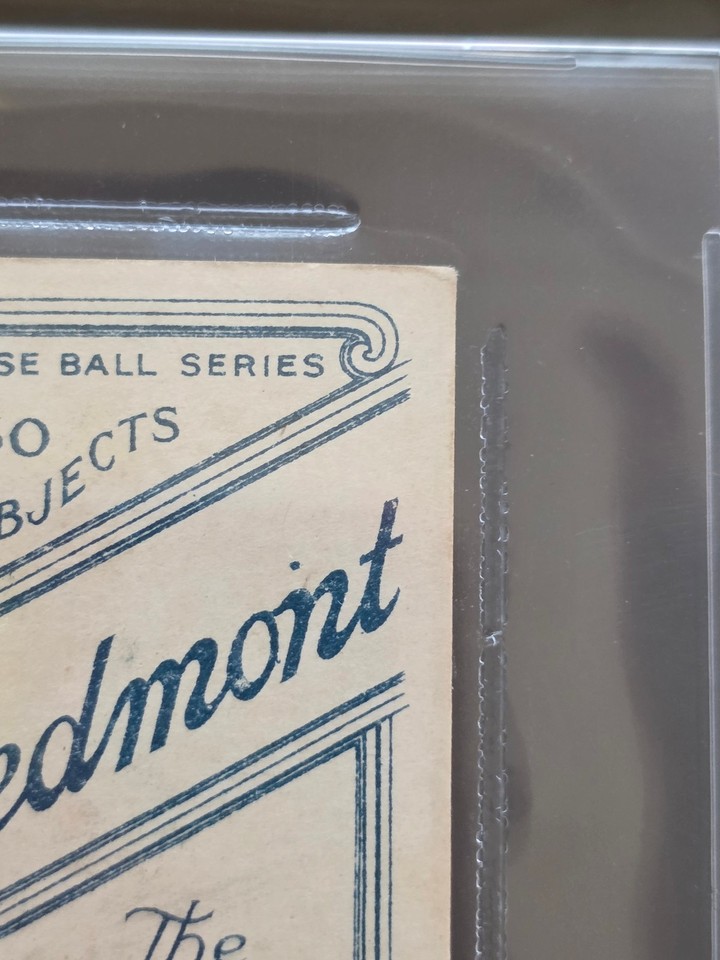 1909-11 T206 George Mullin W/Bat - Piedmont Reverse - BGS Authentic ...