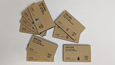 9 X Original Ink Ricoh Mp CW2200 CW2201/Ink Set | eBay UK