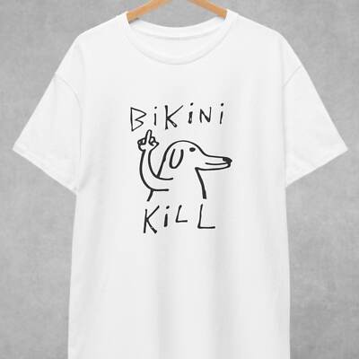 Bikini Kill Unisex T-Shirt - Middle Finger Dog - Riot Grrrl ...