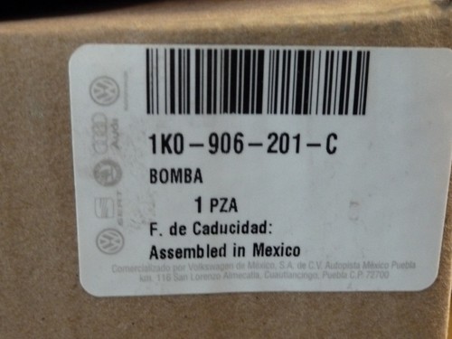 VW Golf 6 Jetta Diagnosepumpe Pumpe 1K0906201D Fuel Vapor Leak ...