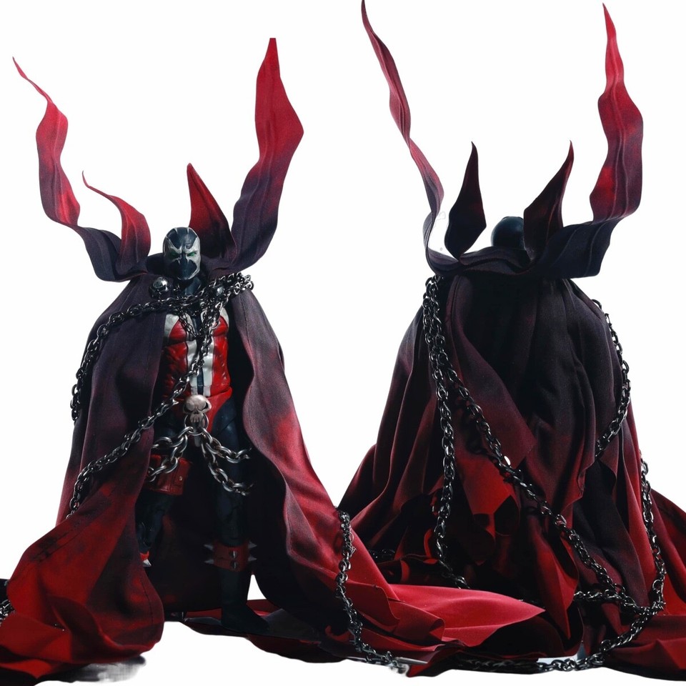 SP-C-SPN-V3: 1/12 Deluxe V3 Wired Cape & Metal Chain x 2 for McFarlane ...