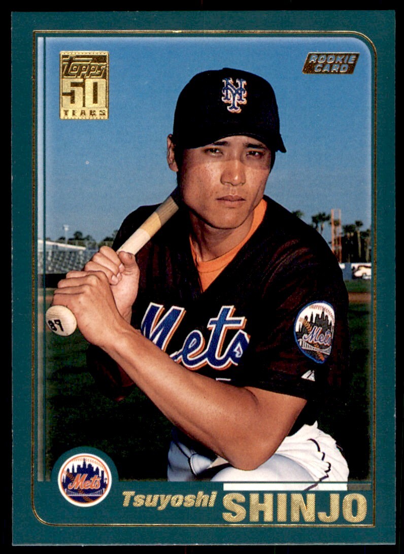 2001 TOPPS RC #725 TSUYOSHI SHINJO NEW YORK METS | eBay