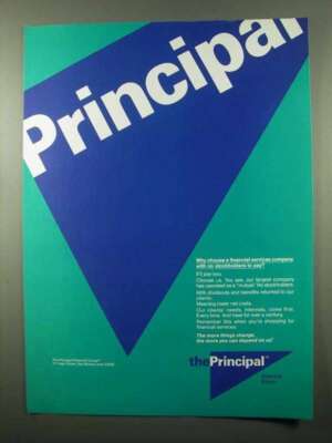 1987 The Principal Financial Group Ad - No Stockholders | eBay