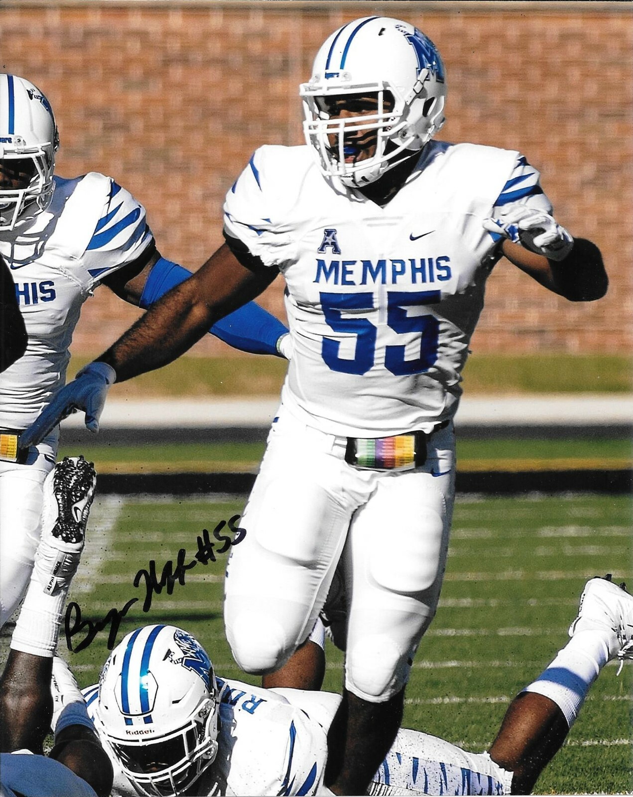 BRYCE HUFF HAND SIGNED MEMPHIS TIGERS 8X10 PHOTO W/COA | eBay