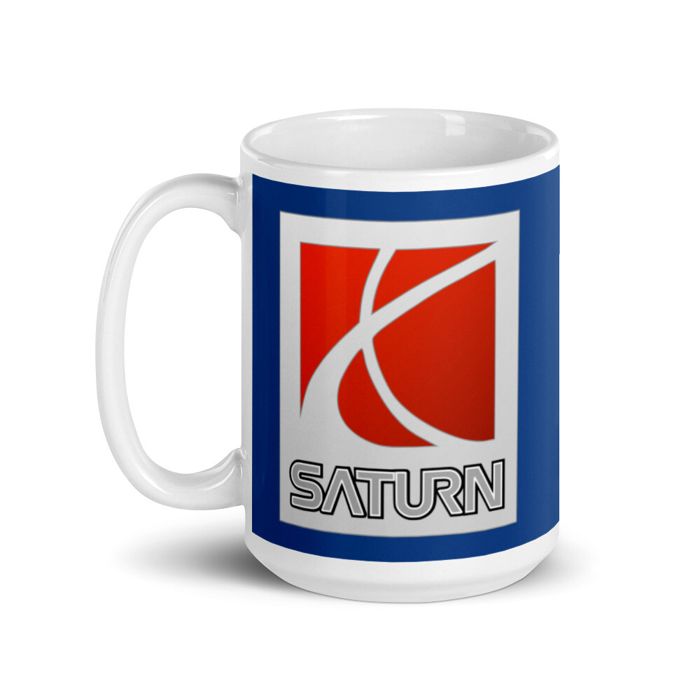 Saturn Mug Sky Vue SC2 Ion Aura Astra Outlook SC1 Emblem Badge Logo | eBay