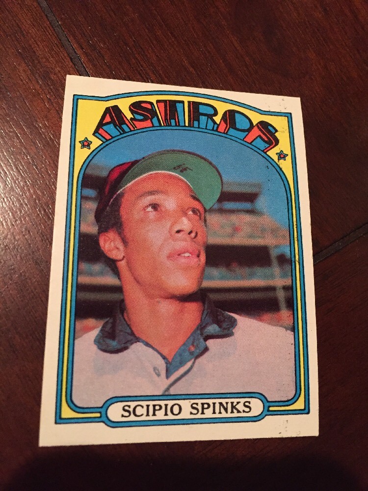 1972 Topps MLB Baseball Card, Scipio Spinks Astros #202 NRMT/MT (B70 ...