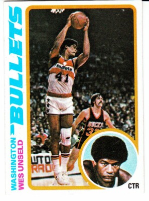 1978-79 TOPPS #7 WES UNSELD Washington Bullets Basketball Card | eBay