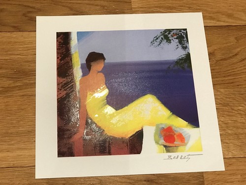 Genuine Emile Bellet Print ‘Beaute Marine’ with Park West Certificate ...