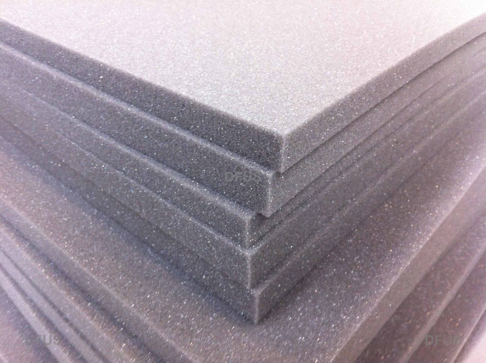 GREY PACKAGING FOAM SELECT A SIZE & DEPTH FLIGHT CASES, TOOL CASES ...