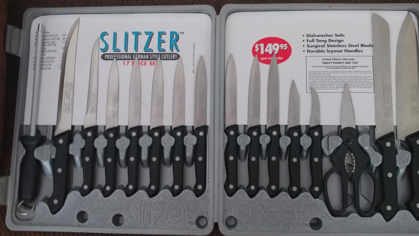 Slitzer 17 Piece Stainless Steel Cutlery Set | eBay