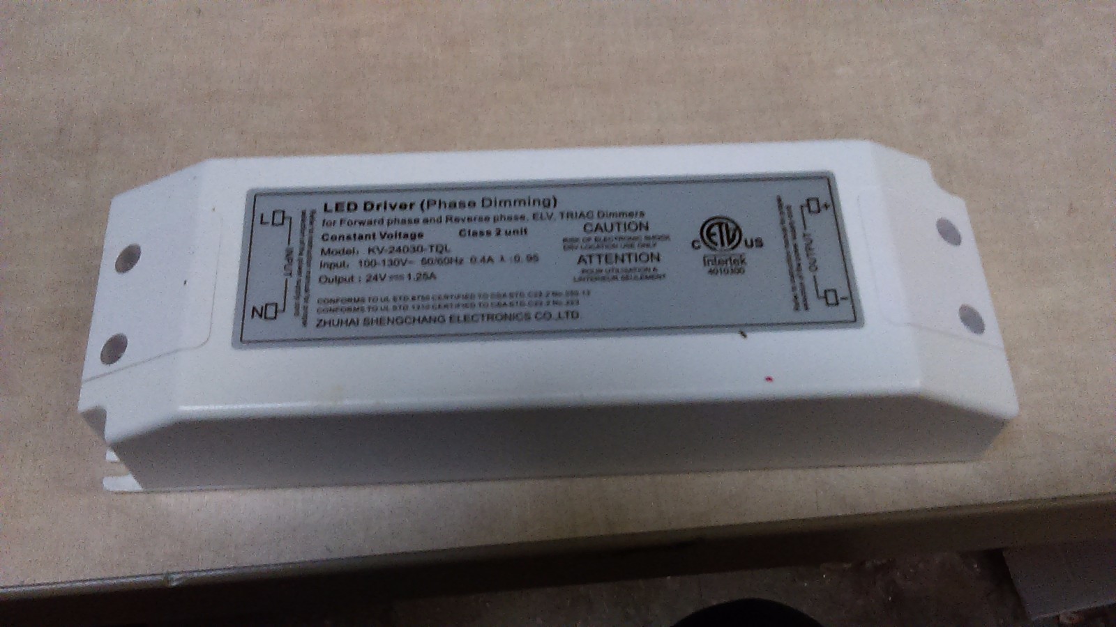 30W - 24V DC - Hardwire - Dimmable Electronic Constant Voltage LED ...