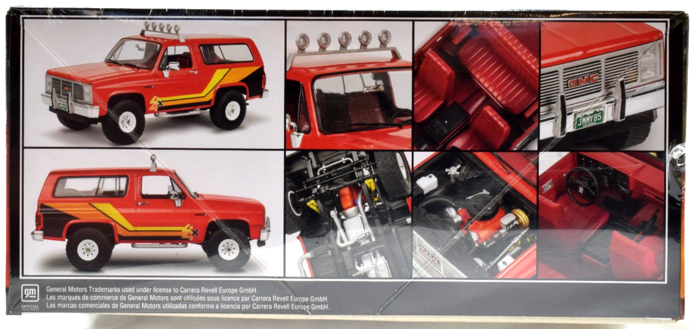 Revell 1985 GMC Jimmy 4x4 "High Roller" 1/25 Scale Plastic Model Car ...