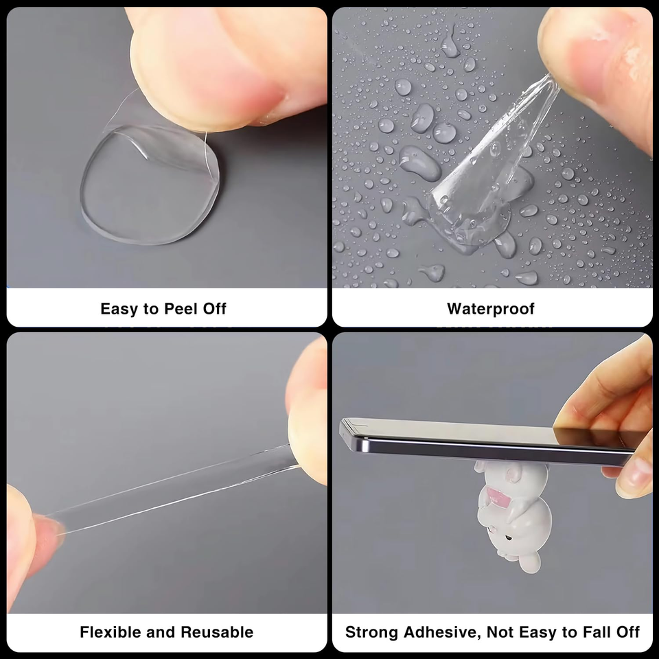 450 Pcs Museum Putty Sticky Tack Double-Sided Tape Sticky Dots, 10Mm/0. ...