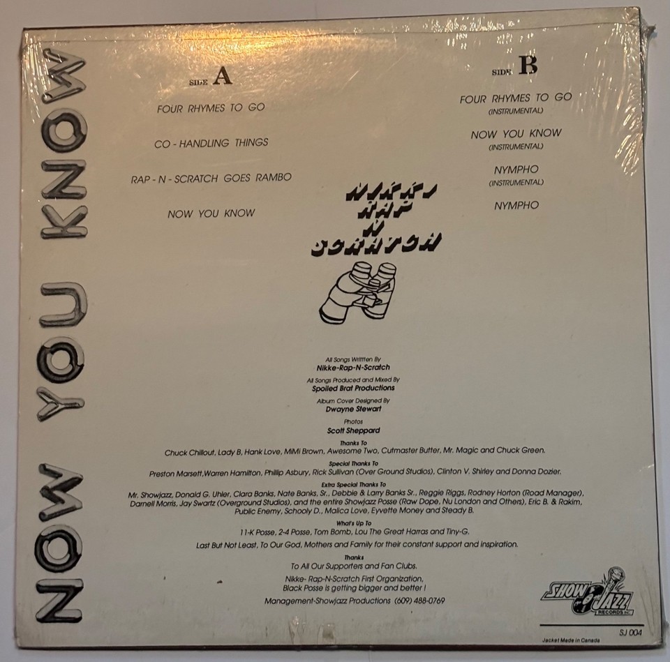 NIKKI RAP N SCRATCH 4 Rhymes 2 Go LP sealed vinyl 1988 rare | eBay UK