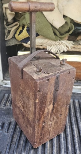 Antique Hercules Blasting Machine 50 Cap Dynamite TNT Mining Detonator ...