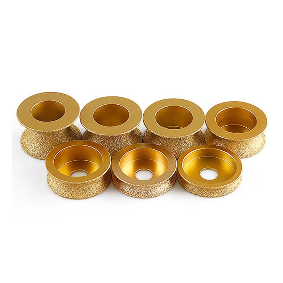 Vacuum Brazed Diamond Full Bullnose Edge Profile Grinding Disc Wheel ...