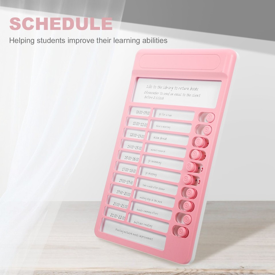Household Reminder Chart Home Chore Classroom Schedule Pocket Daily ...