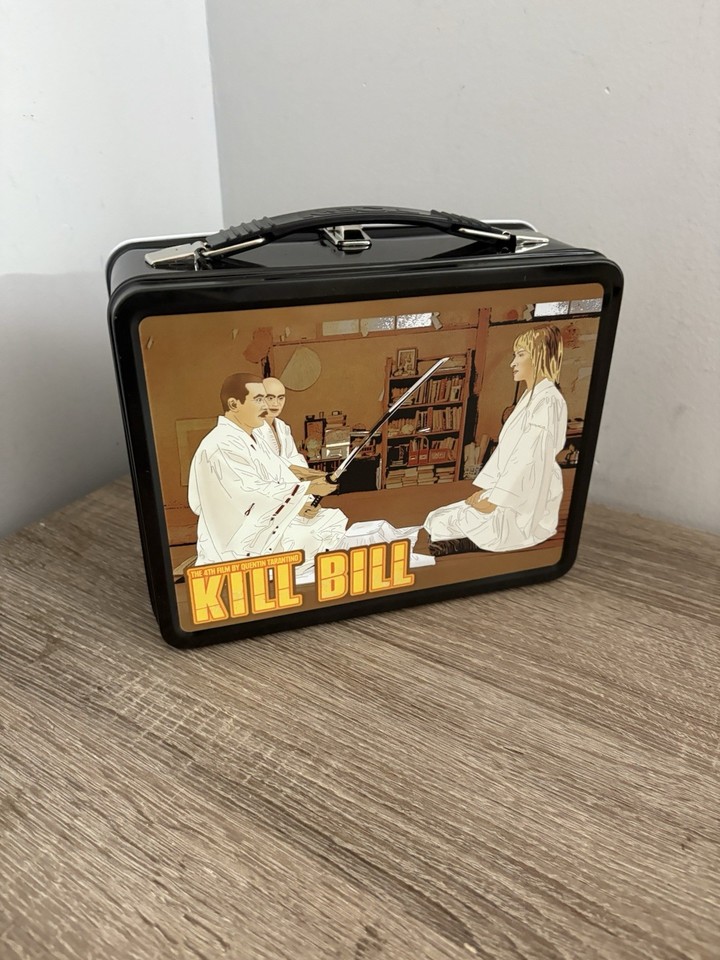 Kill Bill Metal Lunch Box & Thermos The Bride Neca 2004 Quentin ...