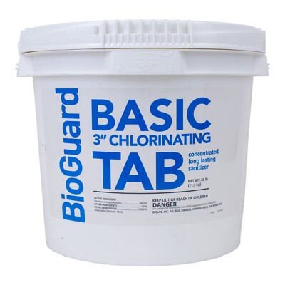 BioGuard 3" Basic Chlorinating Tablets (25lb) | eBay