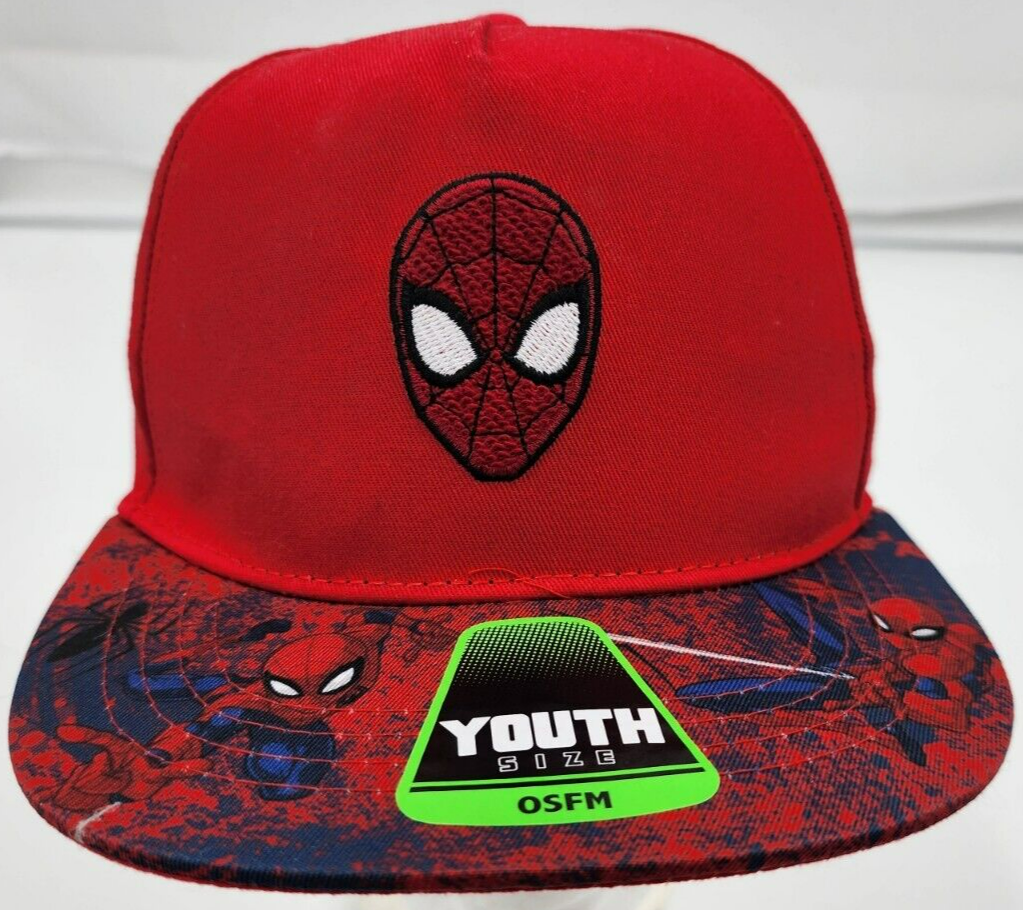 Spiderman Hat Boys Snapback Cap Unique Superhero Marvel Comics Gift | eBay