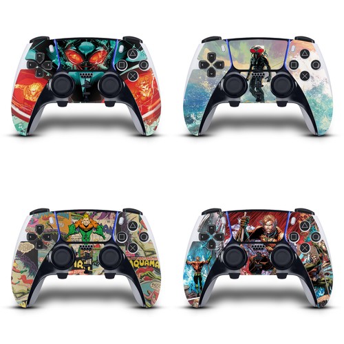 AQUAMAN DC COMICS COMIC BOOK COVER VINYL SKIN SONY PS5 DUALSENSE EDGE ...