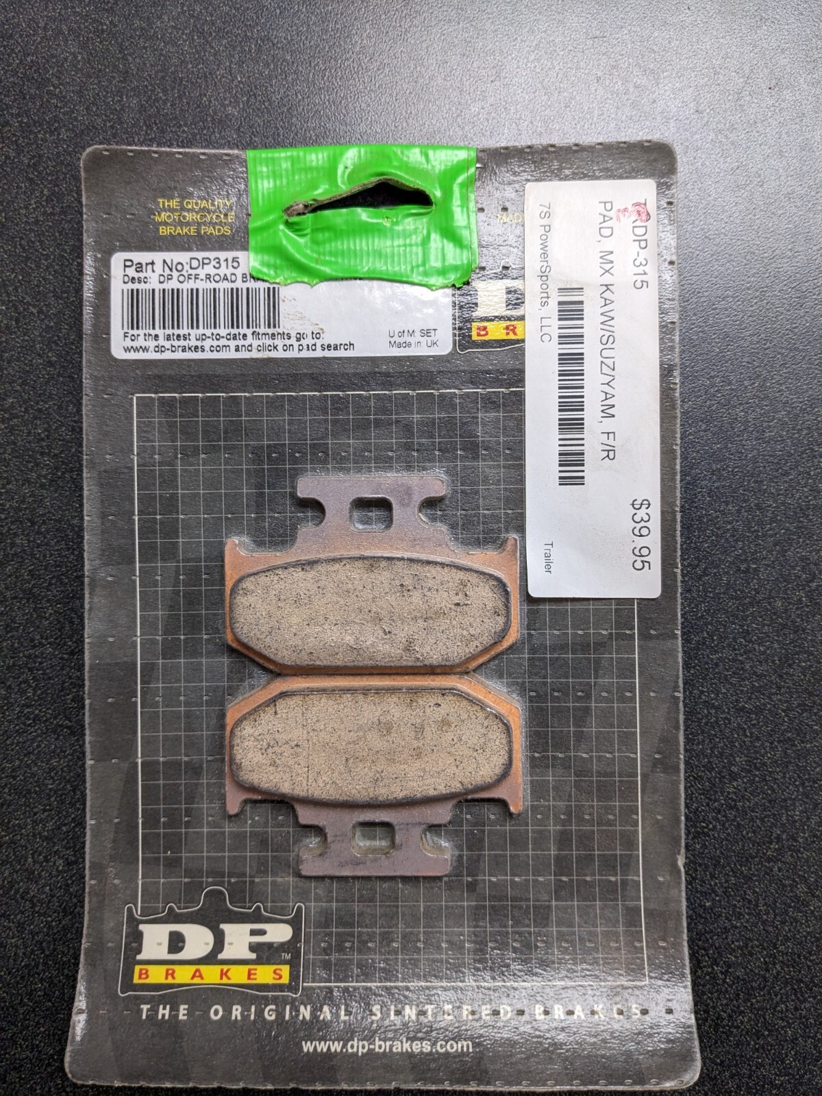 DP Brake Pads - DP 315 (1 set per package) | eBay