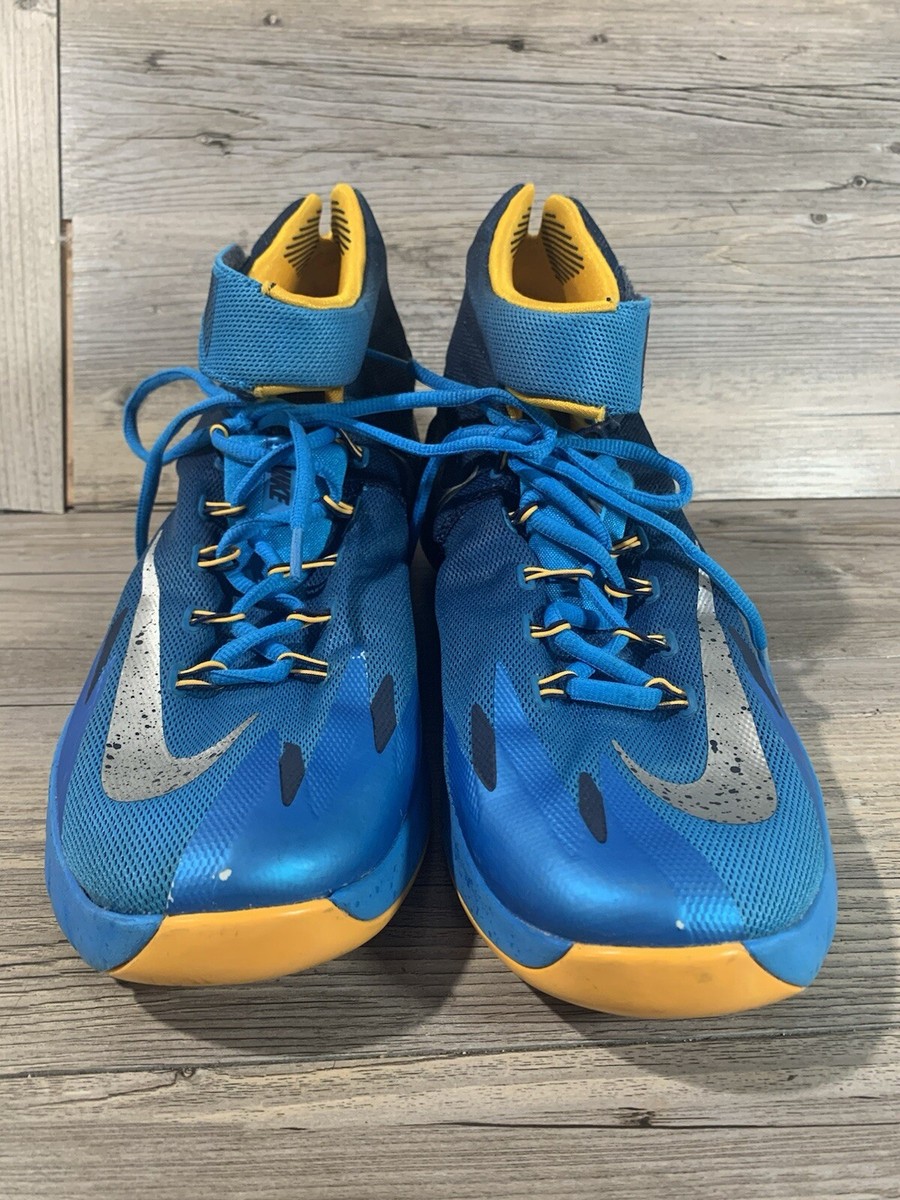 Kyrie Irving Hyperrev Blue And Yellow Nike Zoom Hyperrev “Cleveland