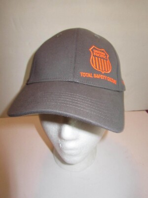 Vtg Union Pacific Railroad "TOTAL SAFETY CULTURE" UPRR LARGE/XL Hat Cap ...