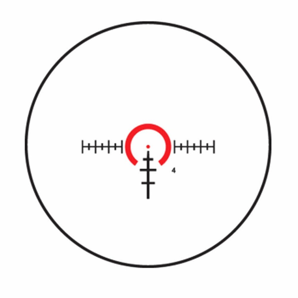 BURRIS RT-3 Ballistic 3X Reticle 3X Magnification Compact Red Dot Sight ...