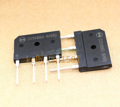 5pc D25XB60 Rectifier Bridge 600V 25A Induction Cooker Rectifier Bridge ...