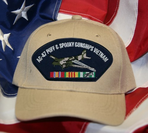 AC-47 SPOOKY GUNSHIP HAT PATCH US ARMY PIN UP VETERAN GIFT WOW | eBay