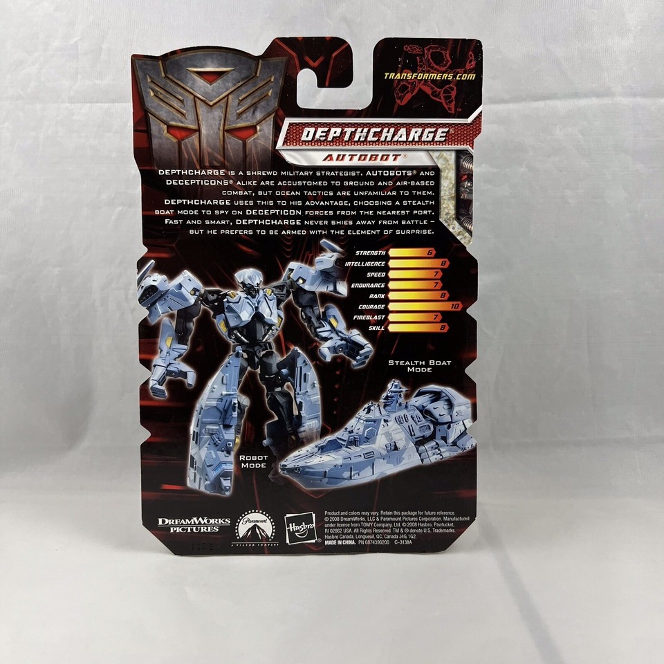 TRANSFORMERS REVENGE OF THE FALLEN ROTF DEPTHCHARGE 2008 NEW SEALED SCOUT CLASS 653569400776| eBay