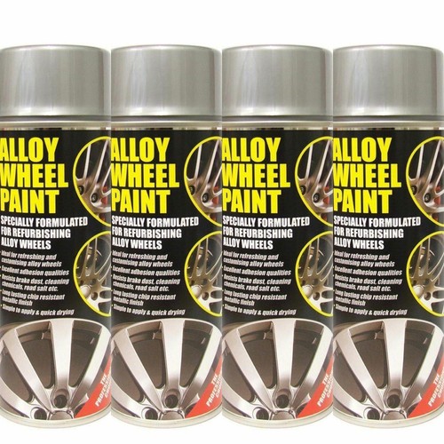 Alloy Wheel Paint Silver Multiple Cans E-Tech For Alloy Wheels Metallic ...