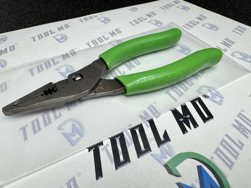 Snap-on Tools NEW GREEN 5" Soft Grip Mini Long Nose Slip Joint Pliers ...