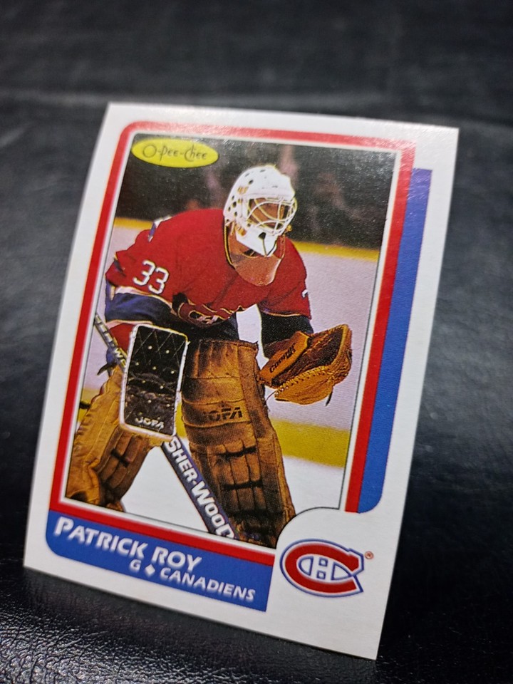 PATRICK ROY, REPRINT OPC ROOKIE 1986 "COSTUM MADE" #53, GREAT NHL CARDS ...
