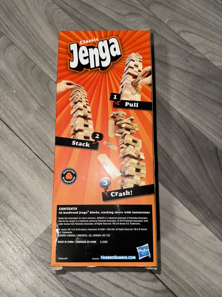 Hasbro Classic Jenga Game | eBay