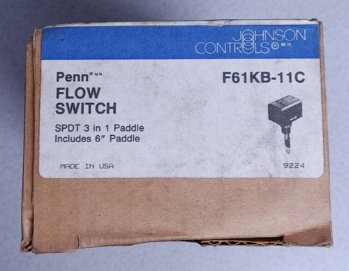 JOHNSON CONTROLS F61KB-11C WATER FLOW SWITCH NEW!! WOW!! GENUINE!! | eBay