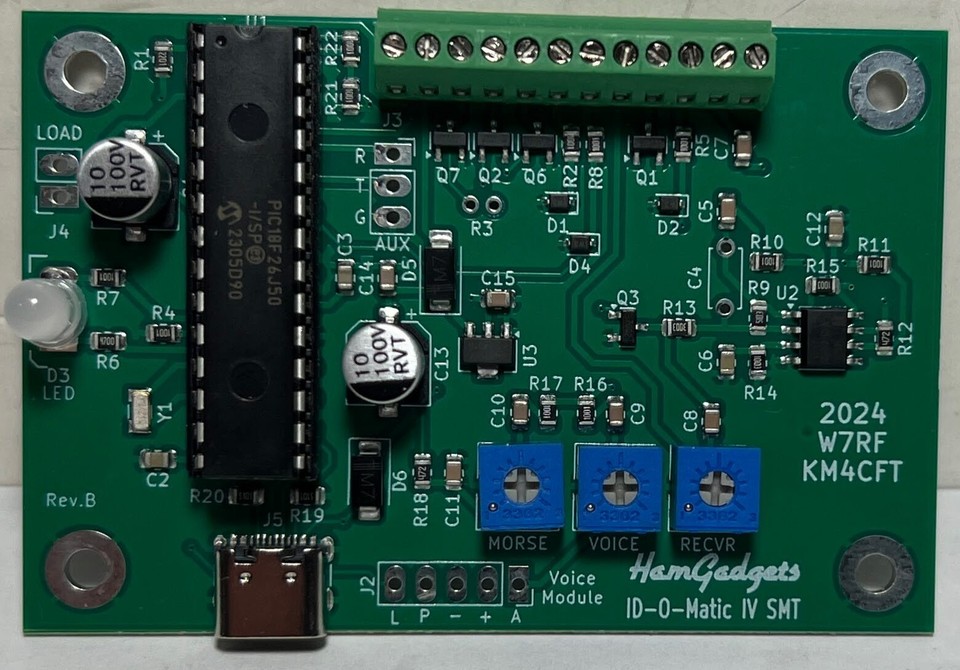 Ham Amateur Radio ID-O-Matic IV 4 voice Repeater Controller Beacon 125 ...