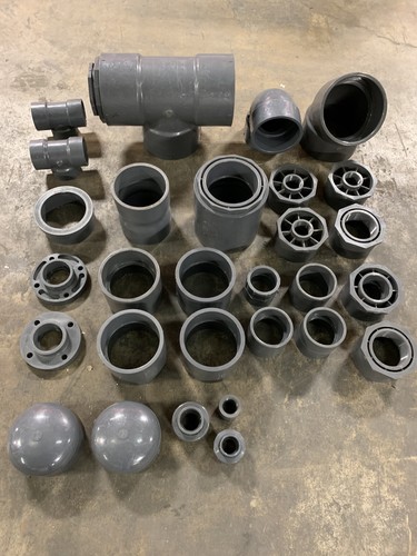 Lot of PVC Plumbing Spears Lasco Eslon Elbows Couplings "T" | eBay