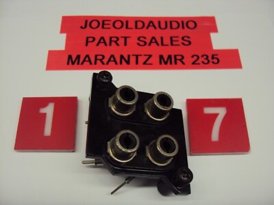 Marantz MR 235 Receiver RCA Jack Panel & Mounting Screws. Replaces AUX ...