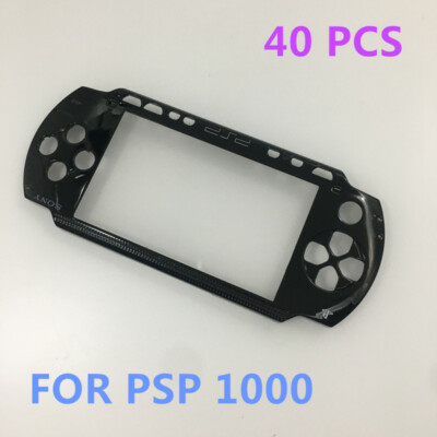 40PCS Repair Black Front Faceplate Case Cover Shell Part for Sony PSP ...
