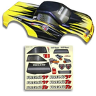 NEW Redcat Racing 1/10 RC Truck Body Shell Black/Yellow – 25188-3 w ...