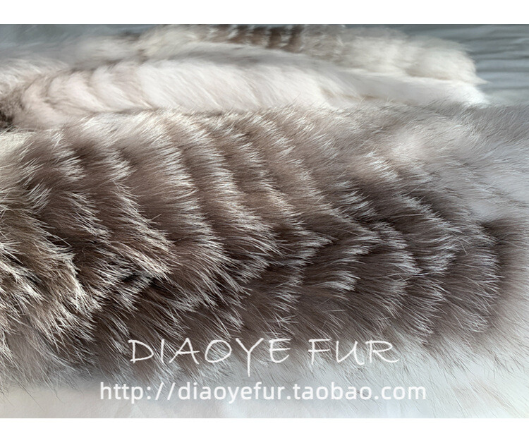 Real Fox Fur Woven Fur Coat Women's Winter Luxury Parka Jackets ...