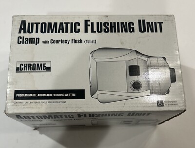 Add On Automatic Flushing Unit Clamp On Style New Chrome Finish ...