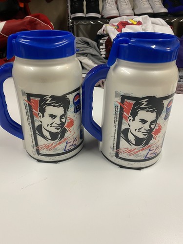 #24 Jeff Gordon Drink cup mug Pepsi advertisement 1999 Lot Of 2 White ...