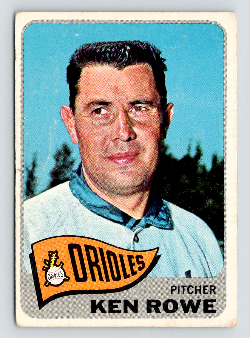 1965 Topps / #518 Ken Rowe / Baltimore Orioles / Raw Vintage Card | eBay