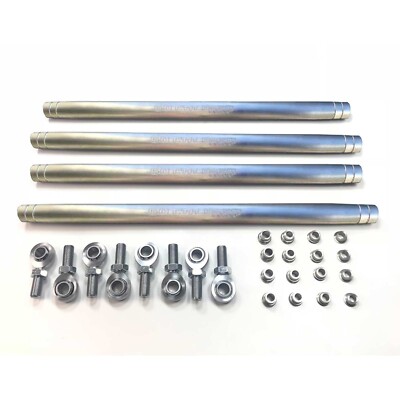 50 Caliber Racing CNC Raw Billet Radius Rods Fits RZR PRO R and Turbo R ...