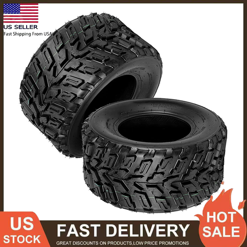Set 2 22x11x10 6Ply ATV Tires 22x11-10 UTV Tires 22 11 10 All Terrain ...